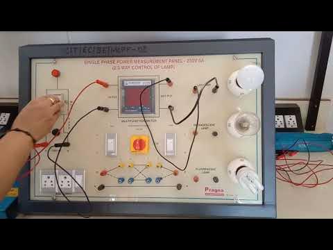 SINGLE PHASE POWER MEASUREMENT, Basic electrical lab experiment - YouTube