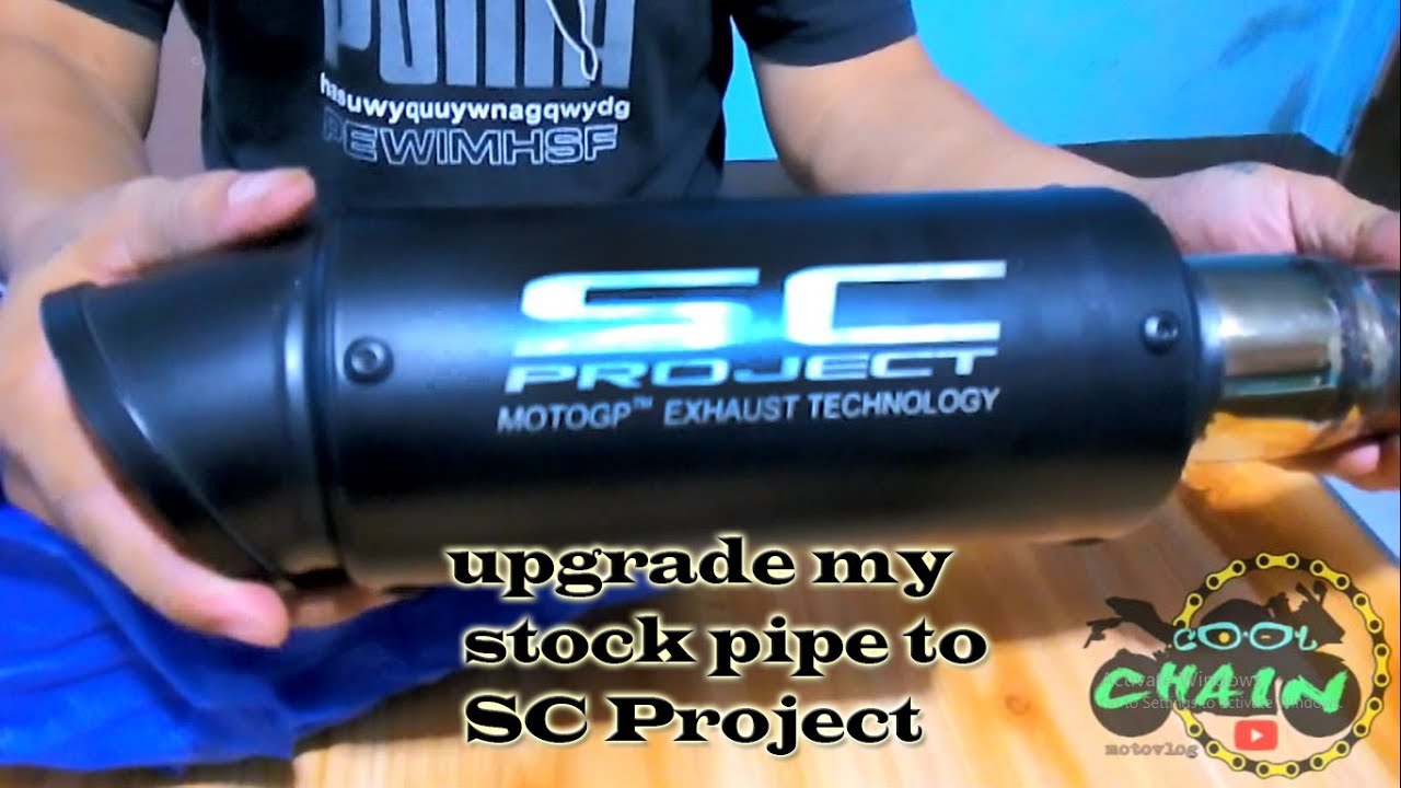 SC Project Exhaust pipe for my Ninja 400 - 005 - YouTube