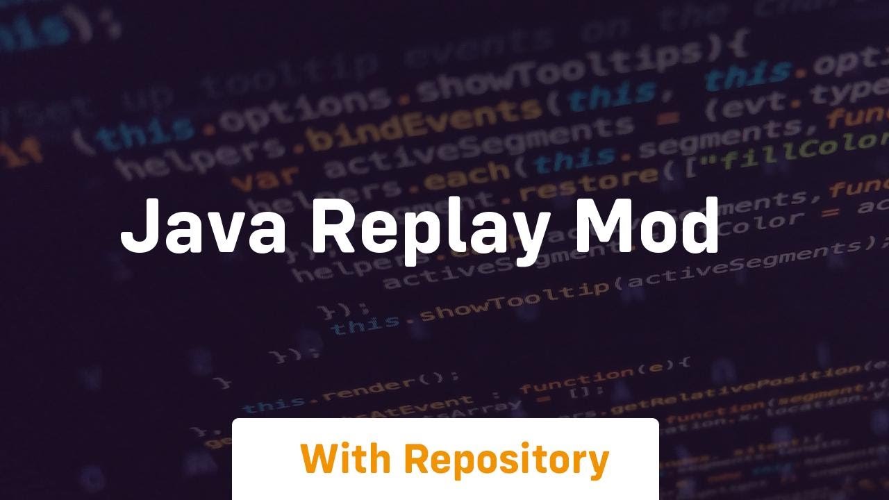 java replay mod - YouTube