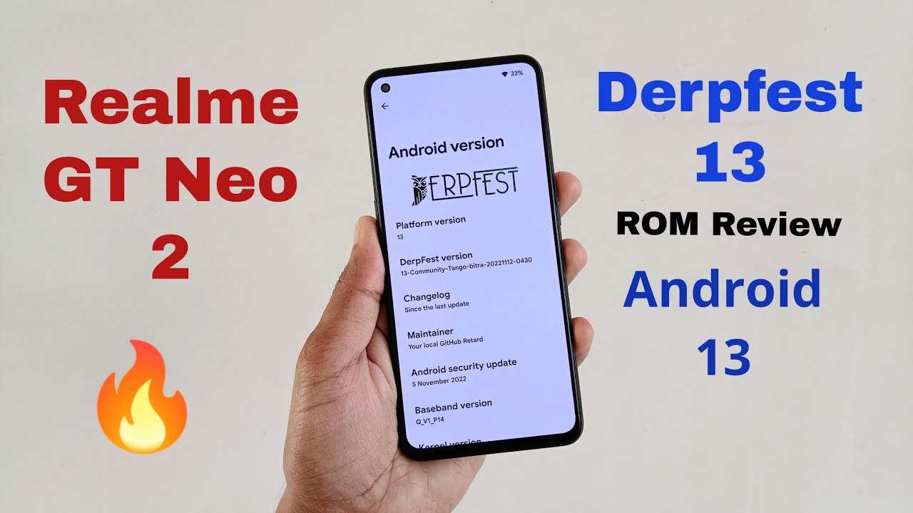 Derpfest ROM review ft realme GT Neo 2 | Derpfest new update | Good or bad? - YouTube