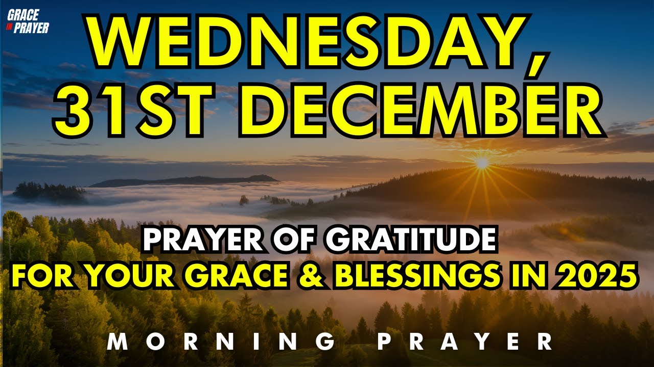 Thank You, God - A Year End Prayer of Gratitude for Your Grace ...