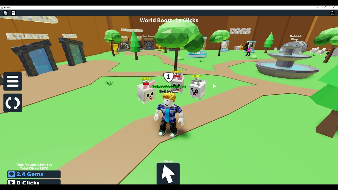 clicker simulator 1 (5 rebirths) - YouTube