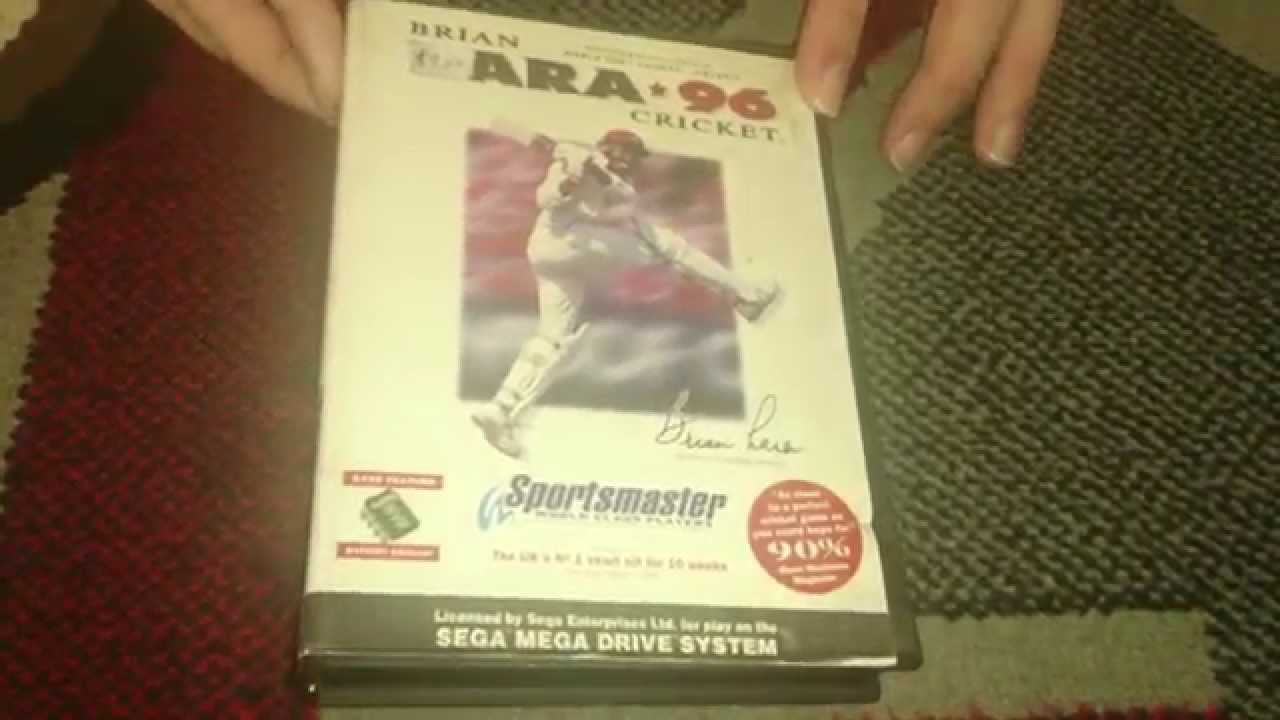 Nostalgamer Unboxes Brian Lara Cricket 96 On Sega Mega Drive UK PAL ...