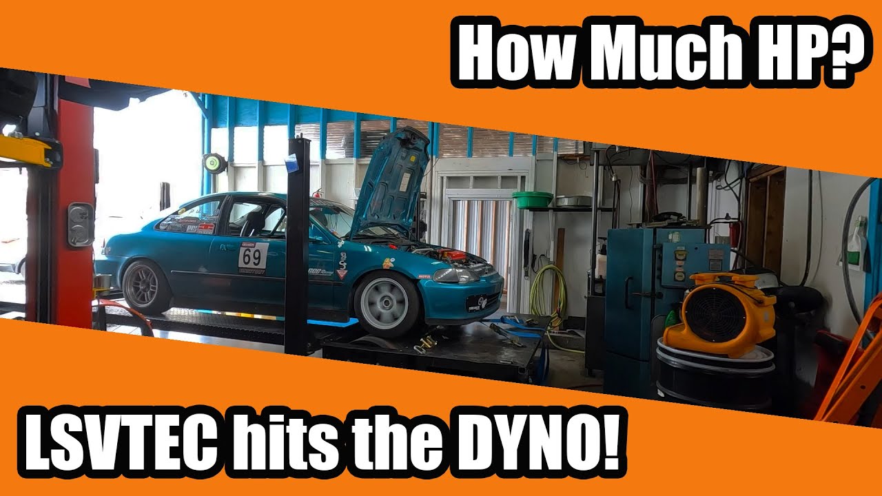 LS VTEC Swapped EG Civic DYNO Session! - YouTube