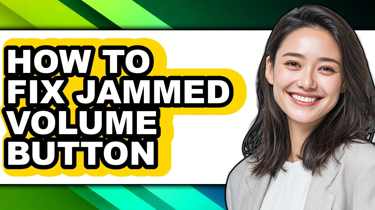 How to Fix Jammed Volume Button - Full Guide - YouTube