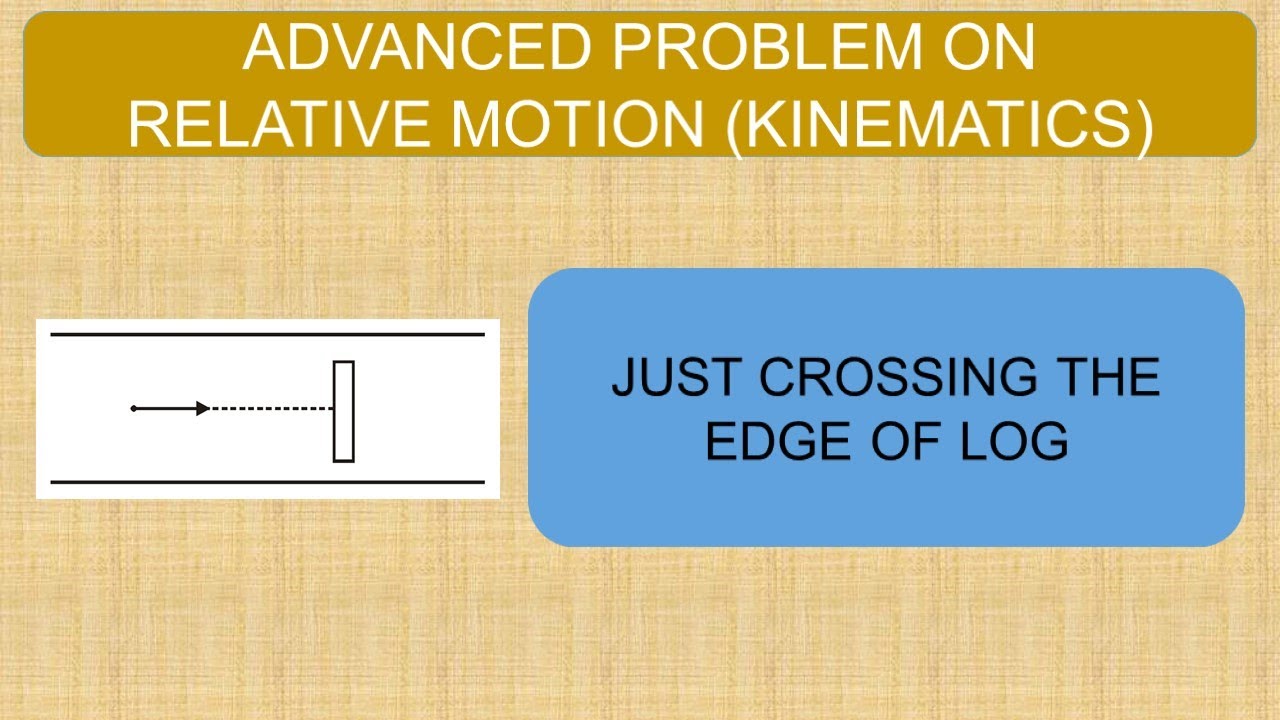 Kinematics | Advanced Problem | River Boat | Relative Motion | Just ...