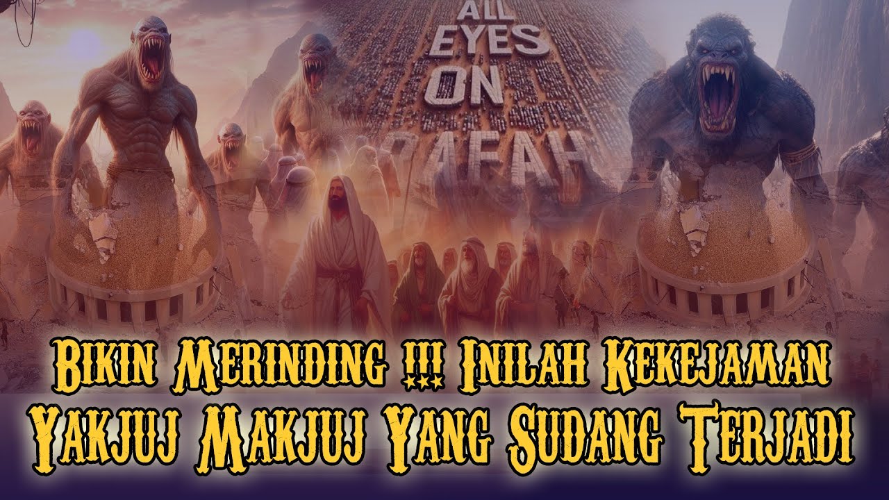 Bikin Merinding !!! Inilah Ker4kusan Yakjuj Makjuj Yang Telah Terjadi ...