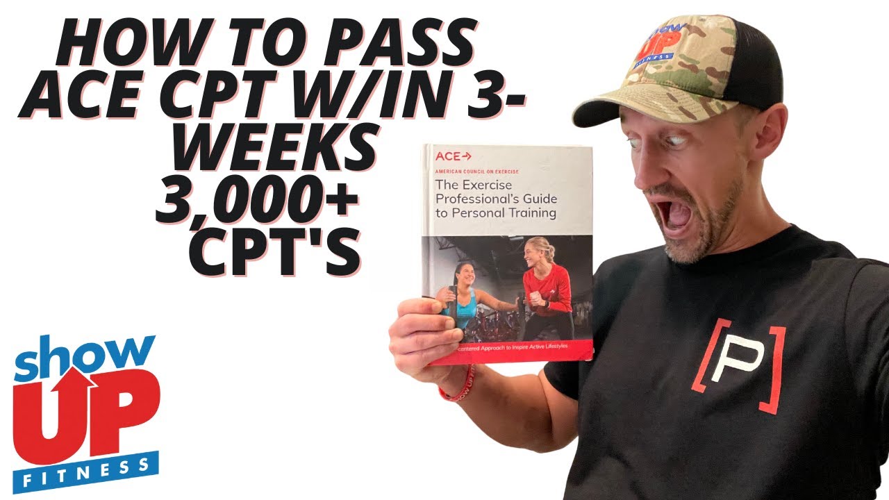 How to pass ACE CPT w/in 3-weeks | STUDY HACKS & tricks | Show Up ...