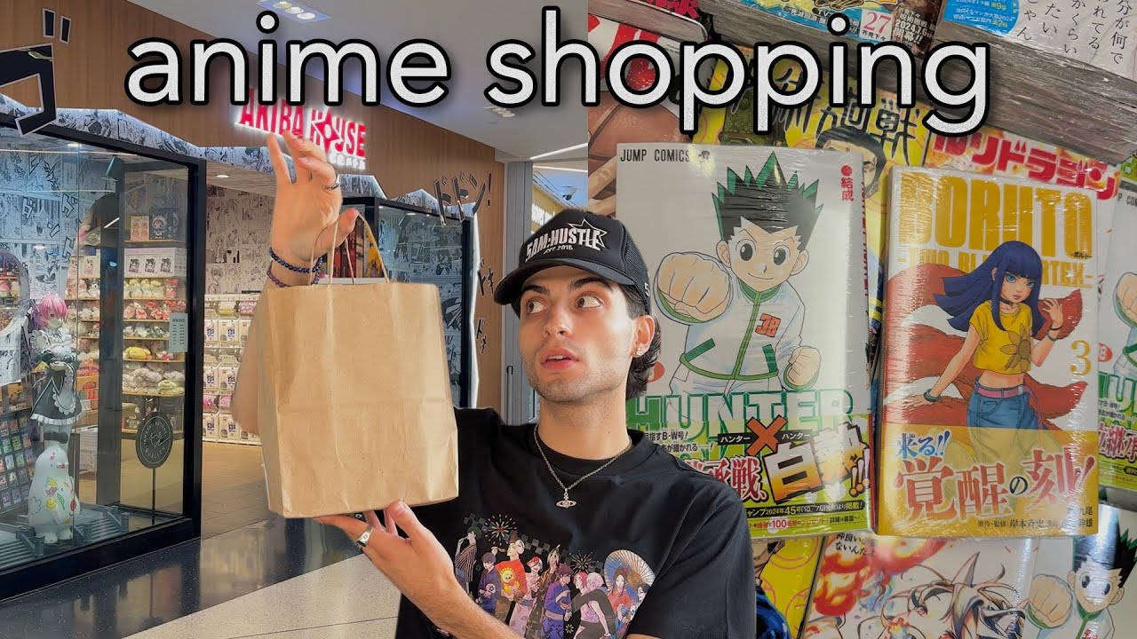anime shopping: new manga releases, anime blind boxes, figures - YouTube