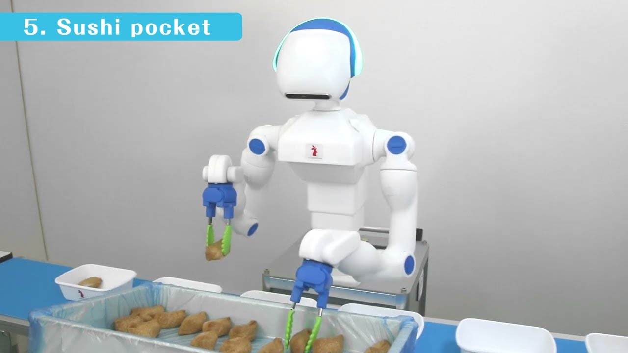Foodly picking and placing various foods - YouTube