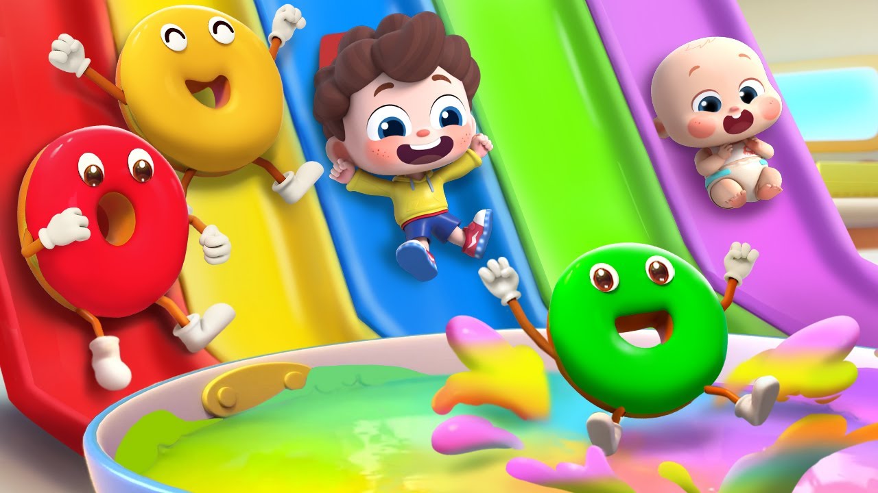 Donat Sedang Mencari Warna | Pelajari Warna | Lagu Anak-anak | Ayo ...