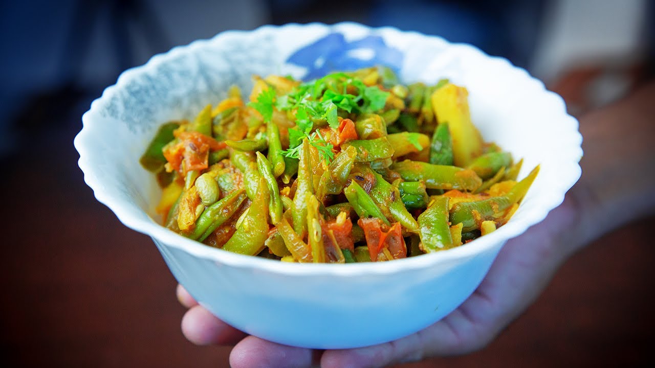 Aloo Simi Ko Tarkari l Green Beans Curry Recipe | मिठो आलु र सिमिको ...