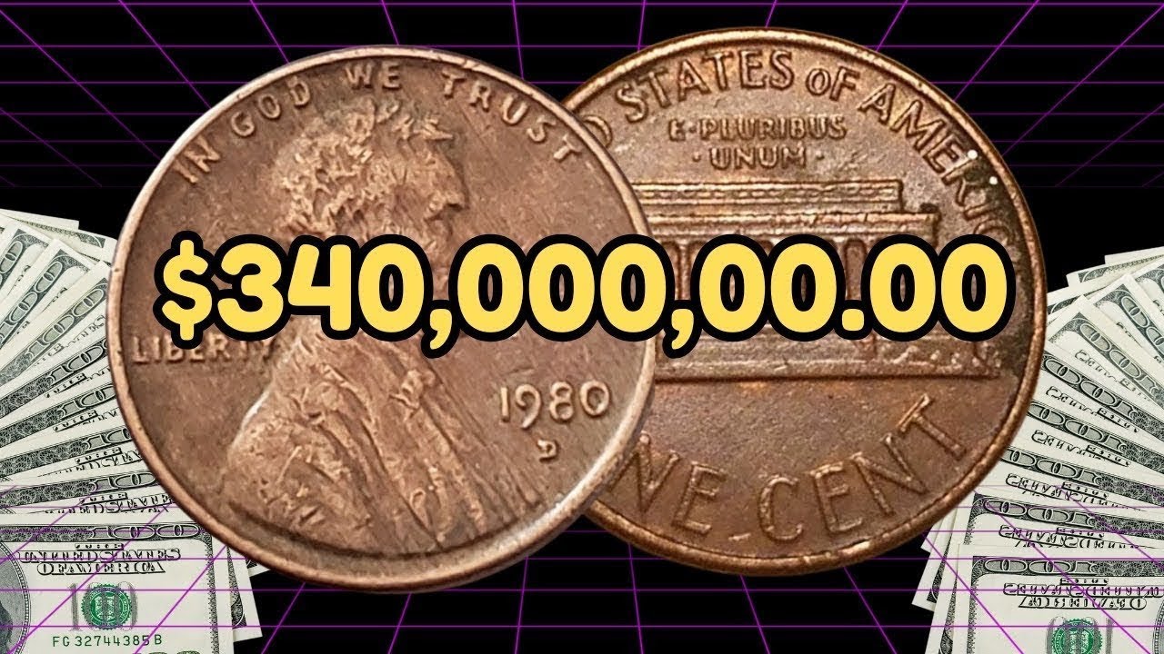 US 1982 No Mint Mark One Cent Lincoln Penny - United States 1 Cent Coin ...