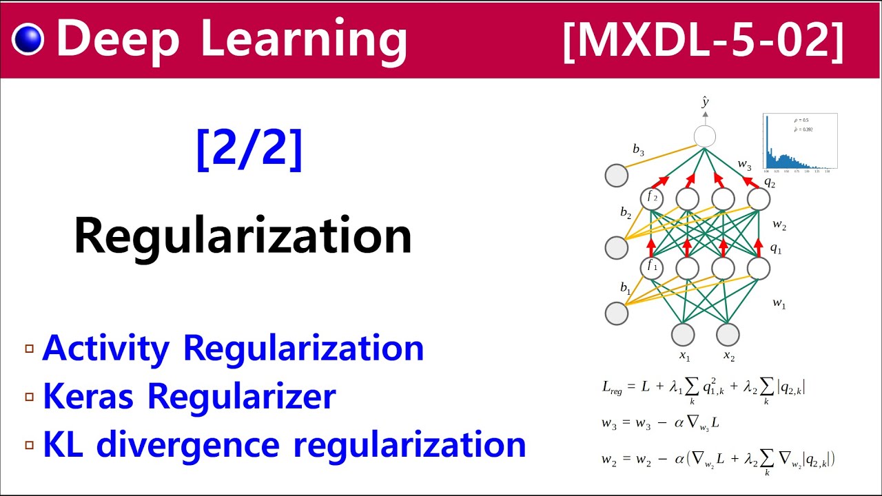 [MXDL-5-02] Regularization [2/2] - Activity (or Activation) Regularization - YouTube