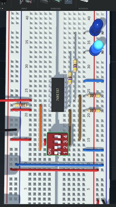 Logic Tutorial, Building the 74HC107 Flip Flop w/ Clear - YouTube