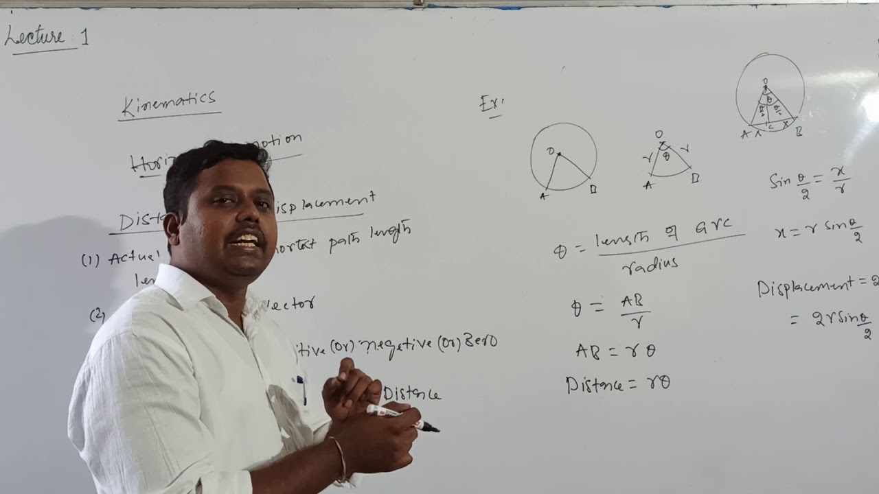 LECTURE-01 | PHYSICS | MOTION IN A STRAIGHT LINE | BY ASHOK SIR - YouTube