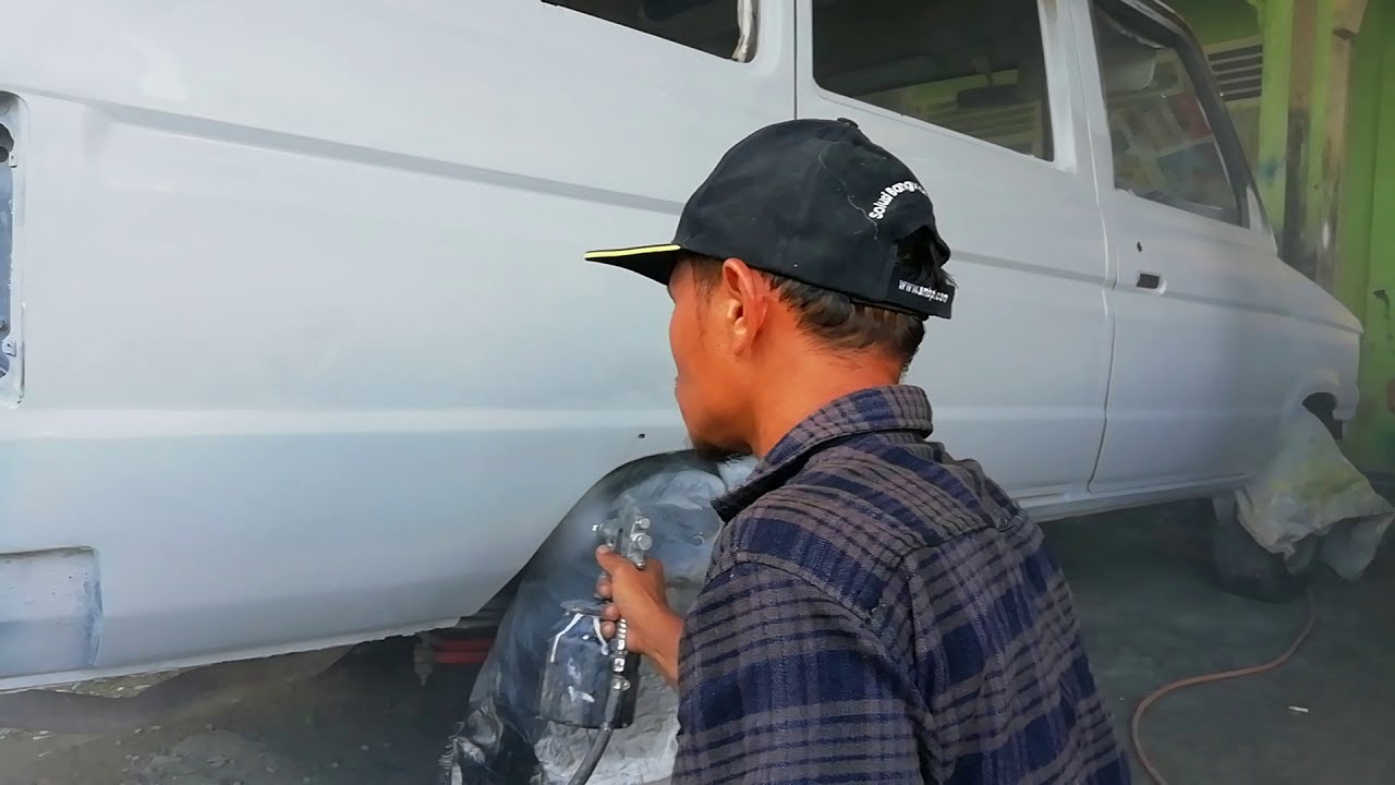 Cara epoxy mobil dan takaran nya.... - YouTube