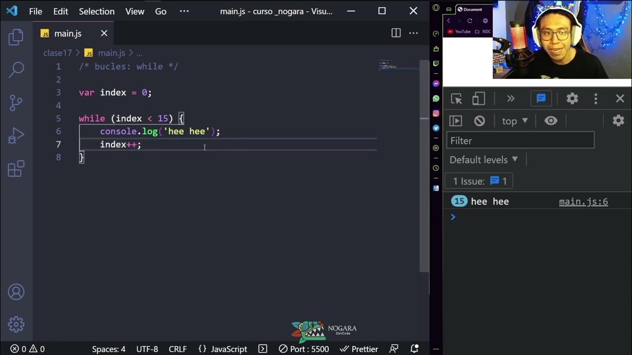 Curso De Programación Básica Con Javascript 17 Devcaress Youtube