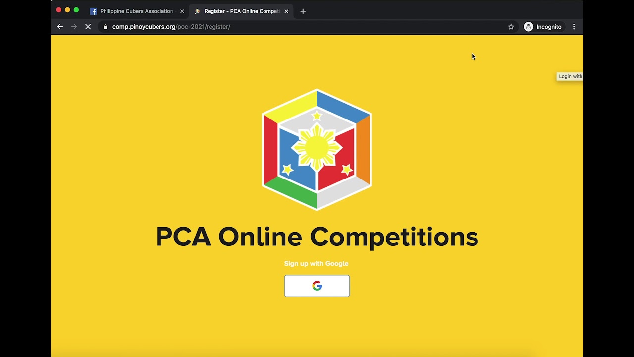 PCA Online Competition 2021 - How to Join - YouTube