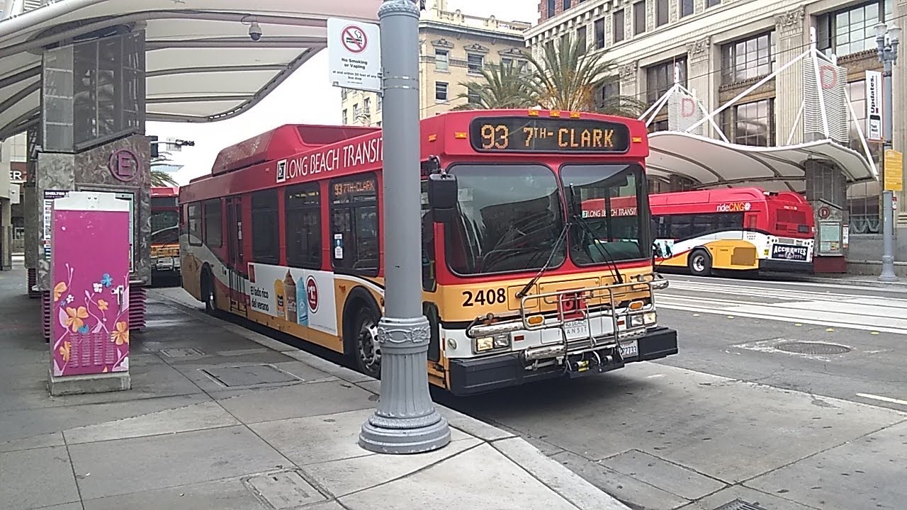 (BIRTHDAY SPECIAL) 2005 Long Beach Transit New Flyer GE40LF 2408 - YouTube