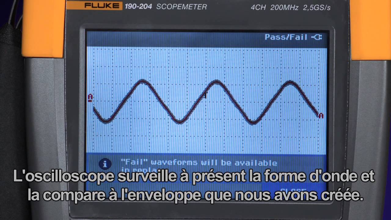 Utilisation du mode Pass/Fail pour trouver l'origine d'un dysfonctionnement - YouTube