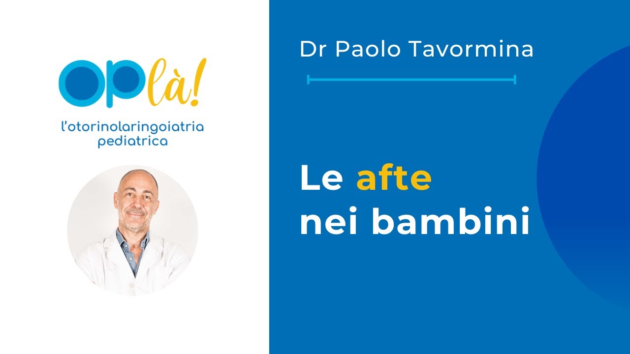 Afte nei bambini | Possibili cause e cure - YouTube