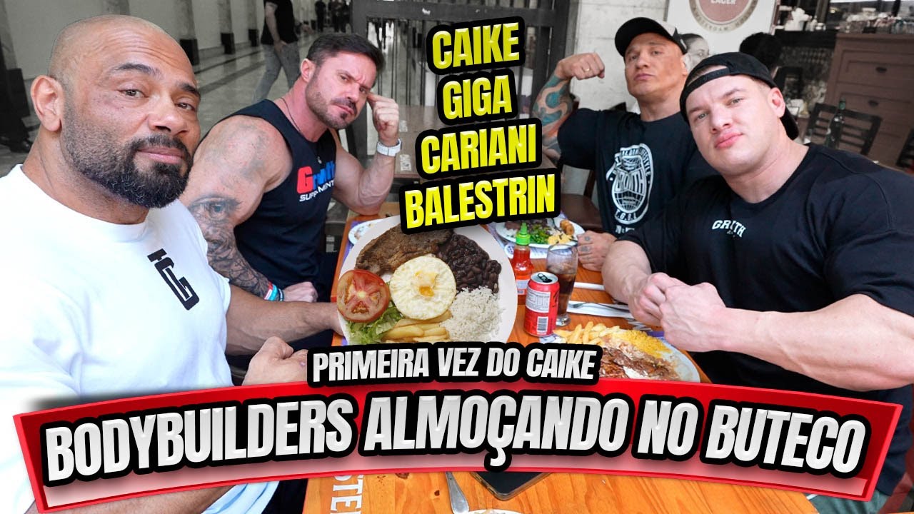 BODYBUILDERS NO BOTECO ! GIGA, BALESTRIN, CARIANI E CAIKE PELA PRIMEIRA ...