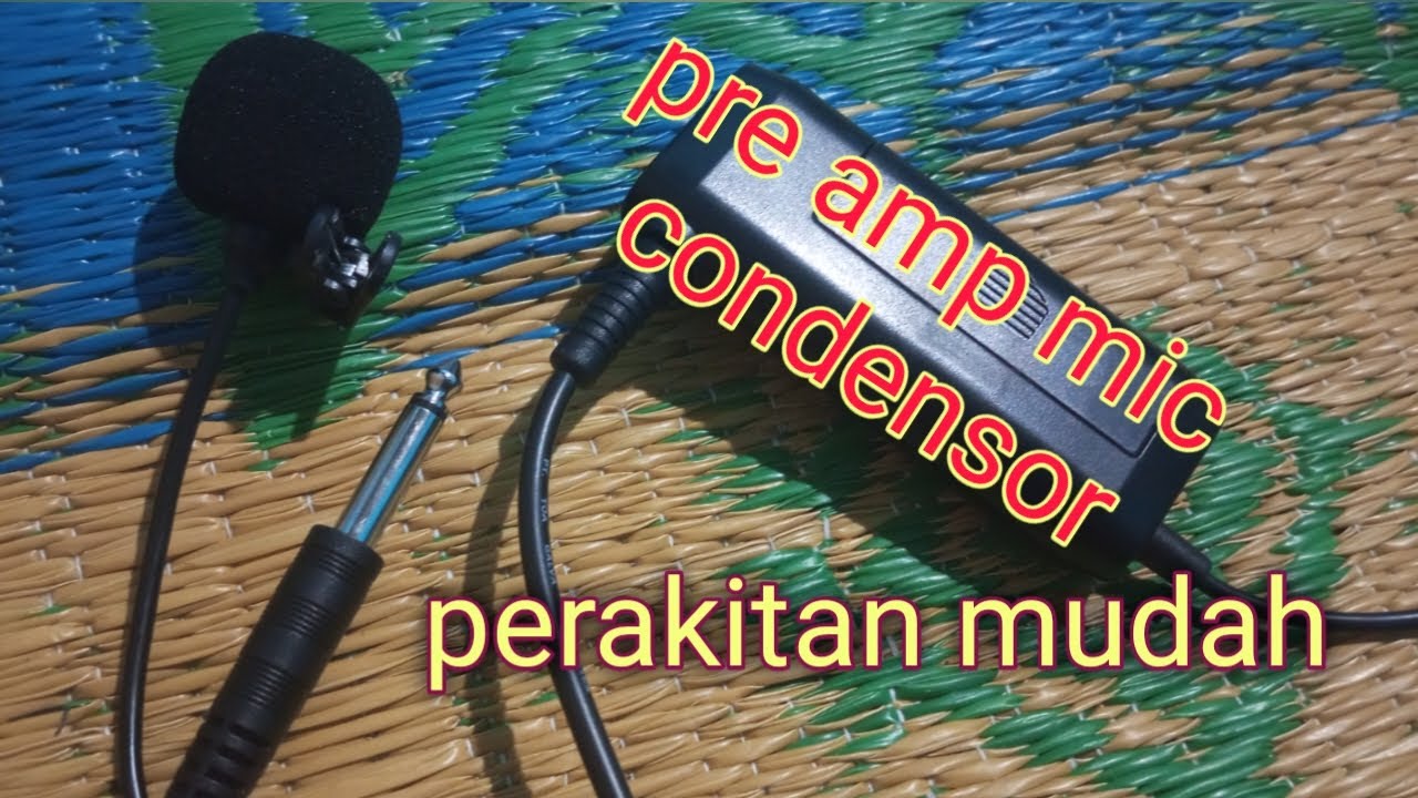 skema rangkain penguat mic condenser - YouTube