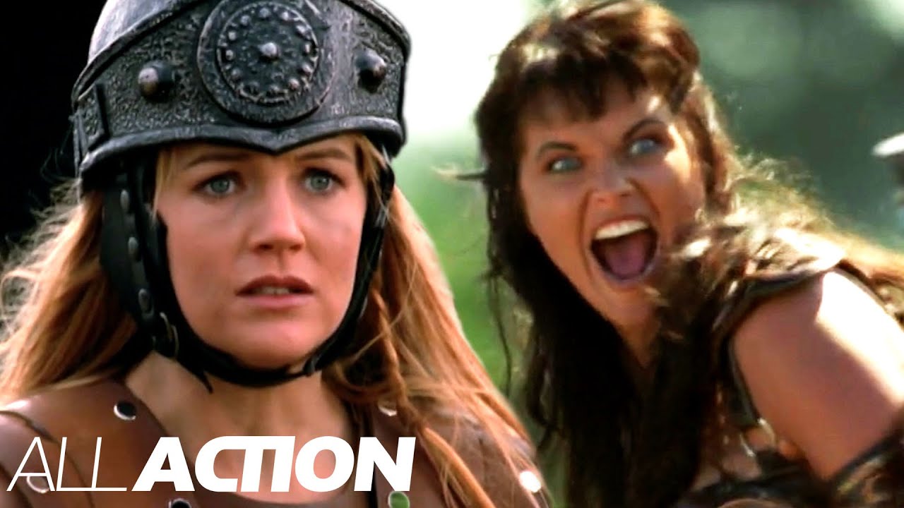 Xena and Gabrielle Fight The Romans | Xena: Warrior Princess | All Action - YouTube