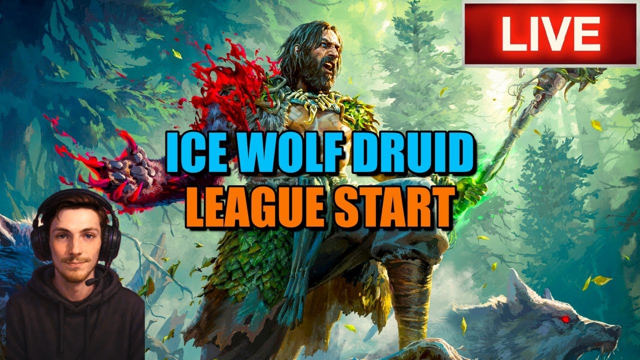 🔴Ice Wolf Druid Build ENDGAME BLASTING | POE 2 0.4 DAY 4🔴 - YouTube
