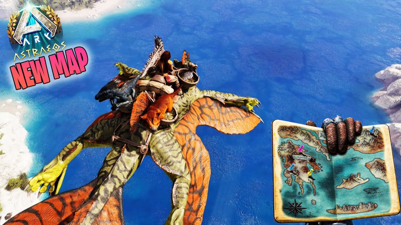 ARK Ascended Official New Map ASTRAEOS - YouTube