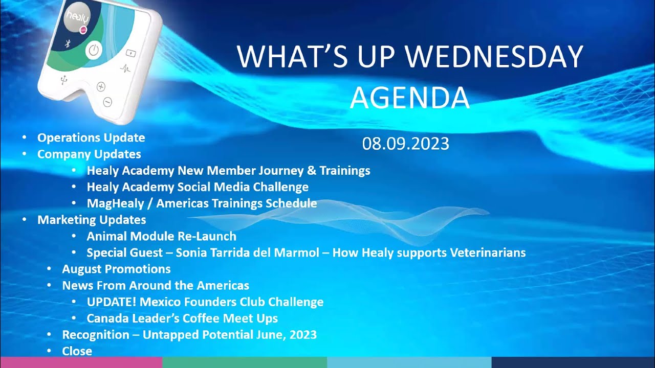 Healy What's Up Wednesday - August 9, 2023 | With Special Guest Sonia ...