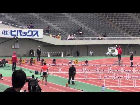 47th M.ODA WOMEN100mH heat3 Mako Fukube 13.62(-0.4)