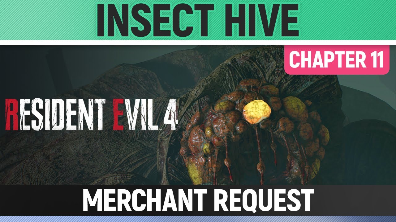Resident Evil 4 - Insect Hive - Merchant Request - Chapter 11 - YouTube