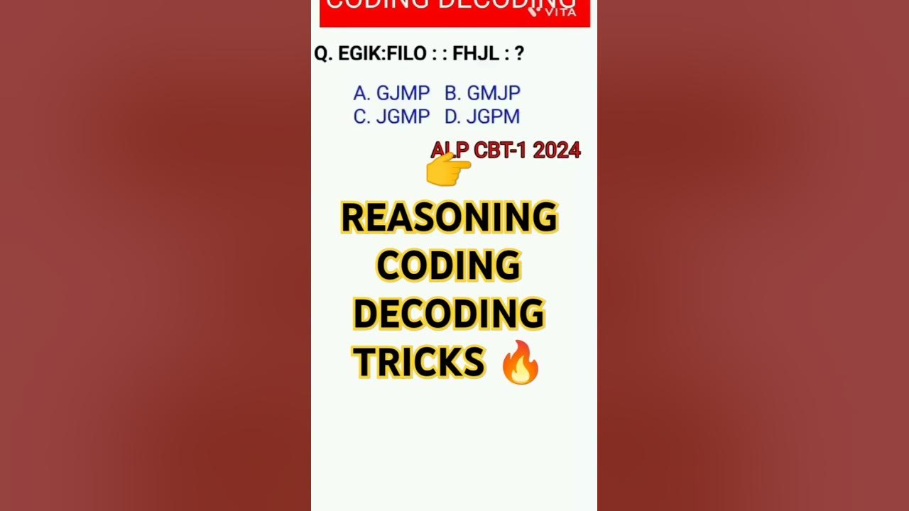 Coding Decoding Reasoning Ntpc Coding Decoding One Shot Number Coding