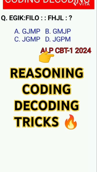 Coding Decoding Reasoning Ntpc Coding Decoding One Shot Number Coding