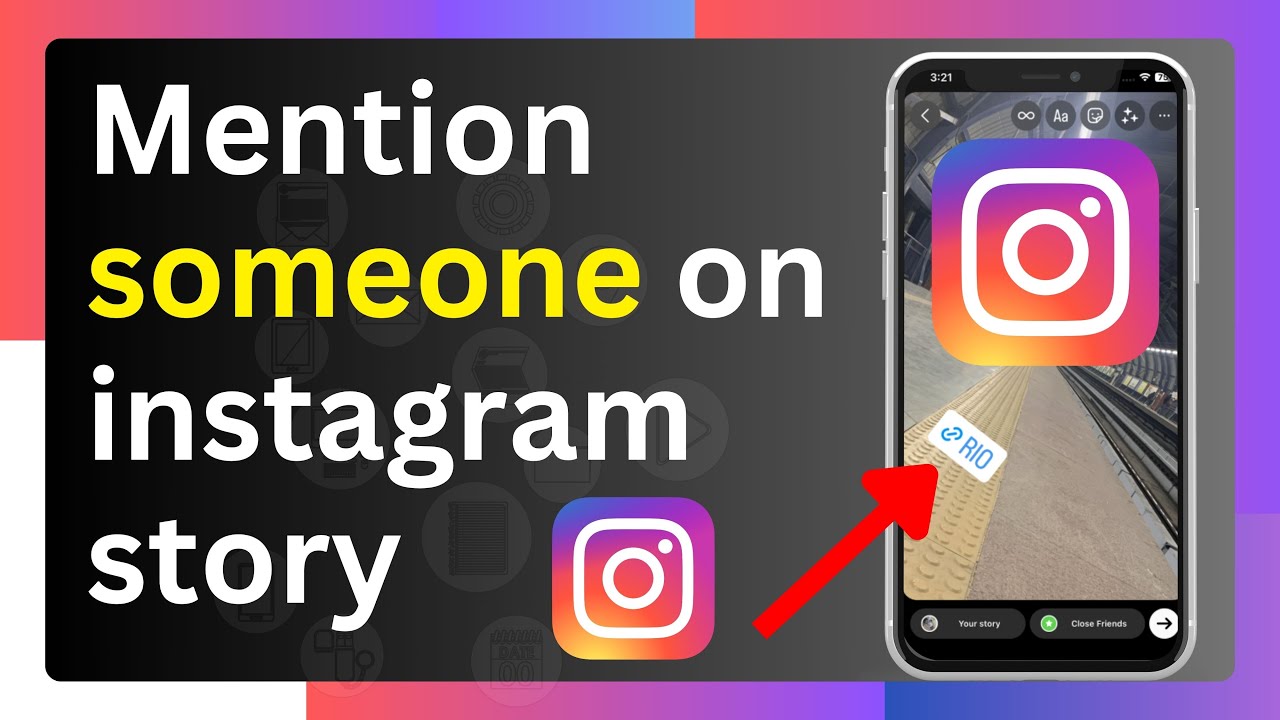 How to mention someone on instagram story | how to tag someone on ...