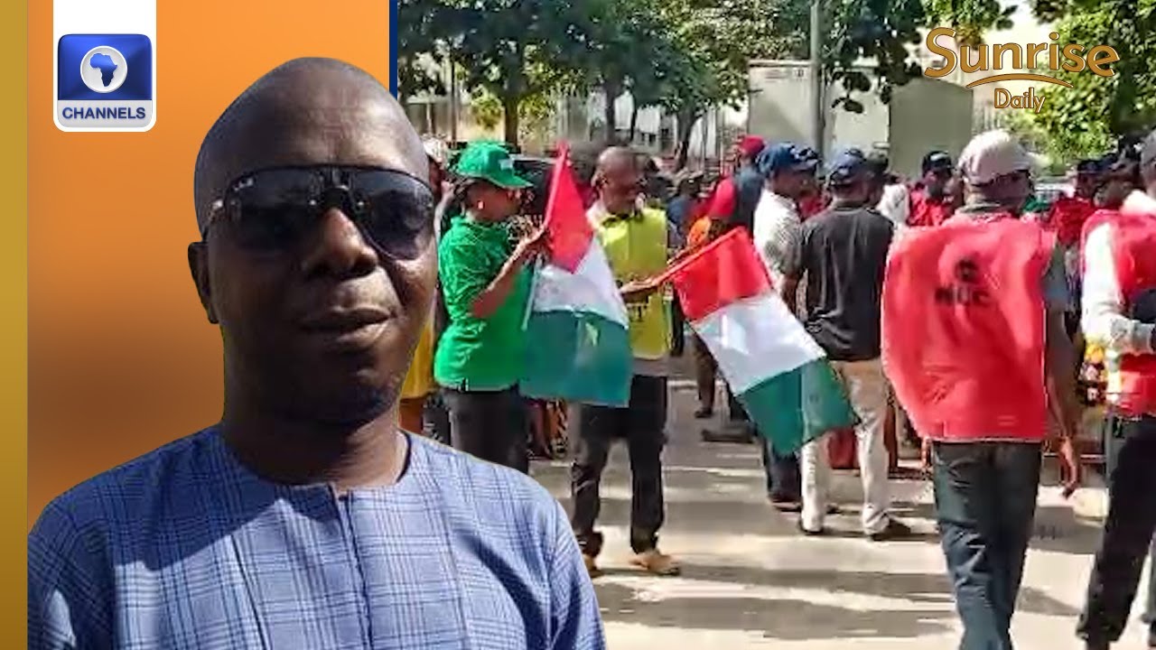 Channels Tv Correspondent Reports From Protest Ground - YouTube