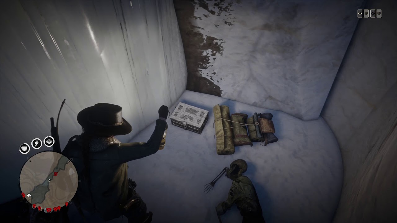 Frozen waterfall Red Dead Redemption 2 - YouTube