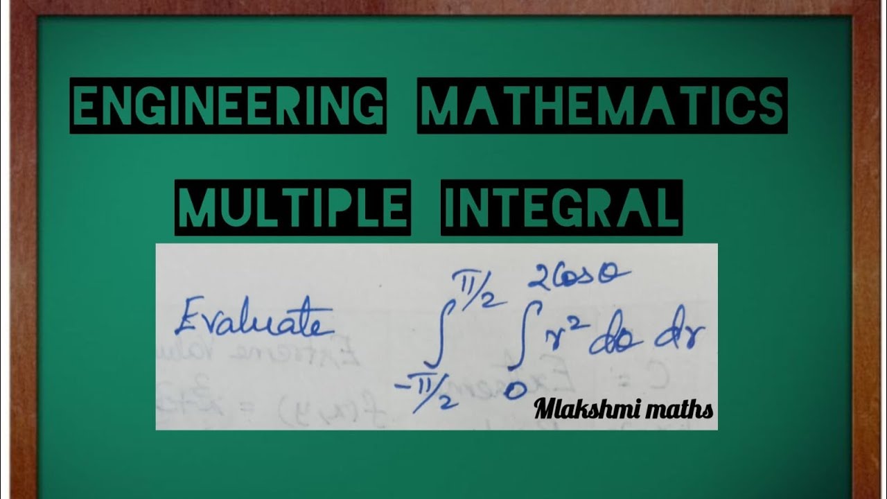 Engineering mathematics Multiple Integral double Integral - YouTube