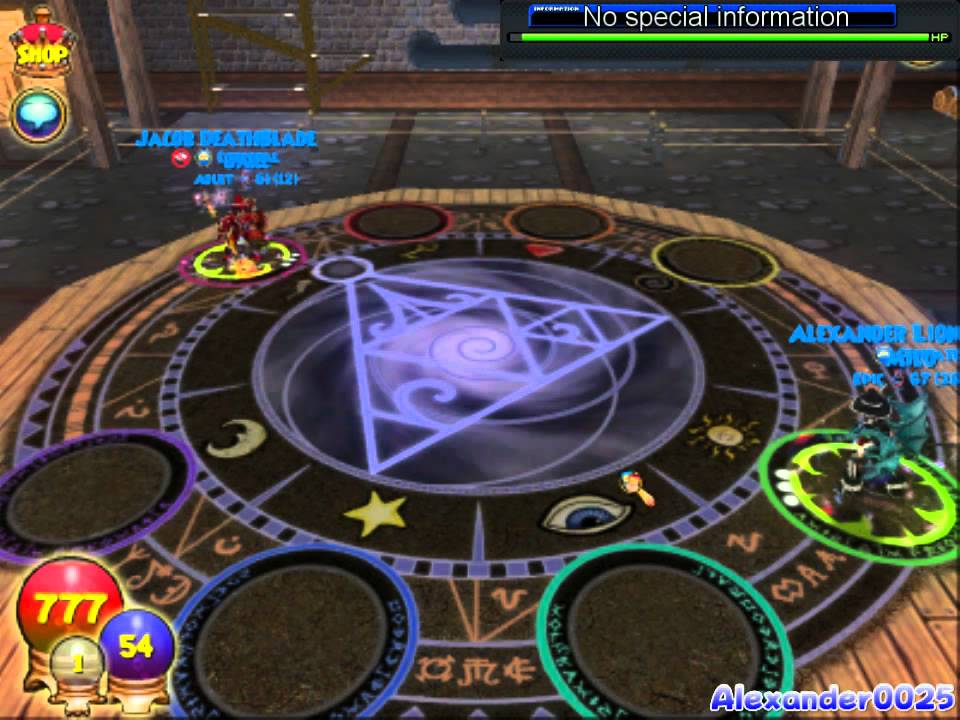 Wizard101 ~ 1v1 Alexander LionWeaver VS. Jacob DeathBlade - YouTube