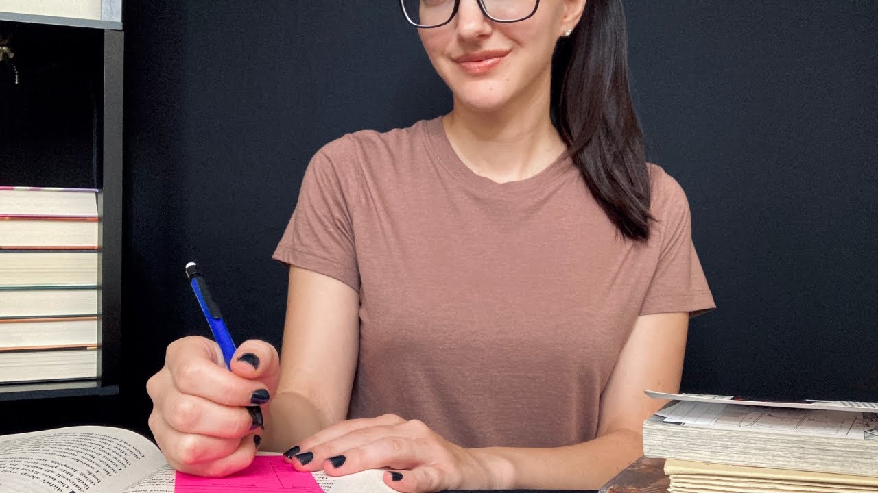 ASMR Librarian Roleplay l Soft Spoken, Personal Attention, Typing/Writing - YouTube