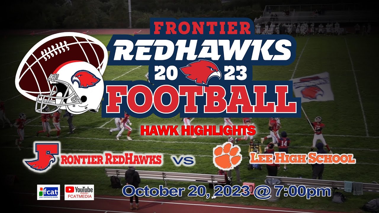 Highlights - Frontier Redhawk Football vs Lee - YouTube