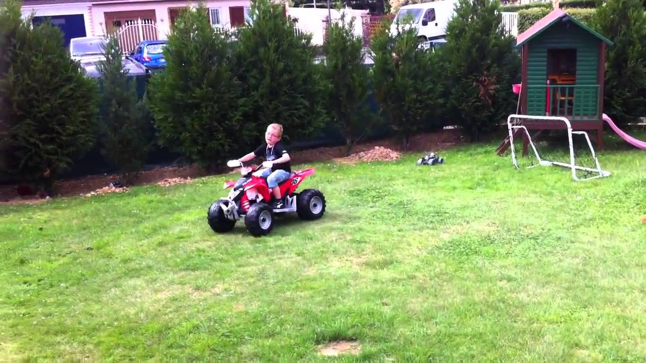 peg perego polaris outlaw 12 volts - YouTube