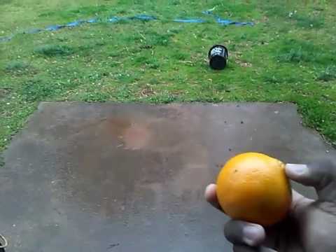DESTROYING LARGEST ORANGE EVER - YouTube