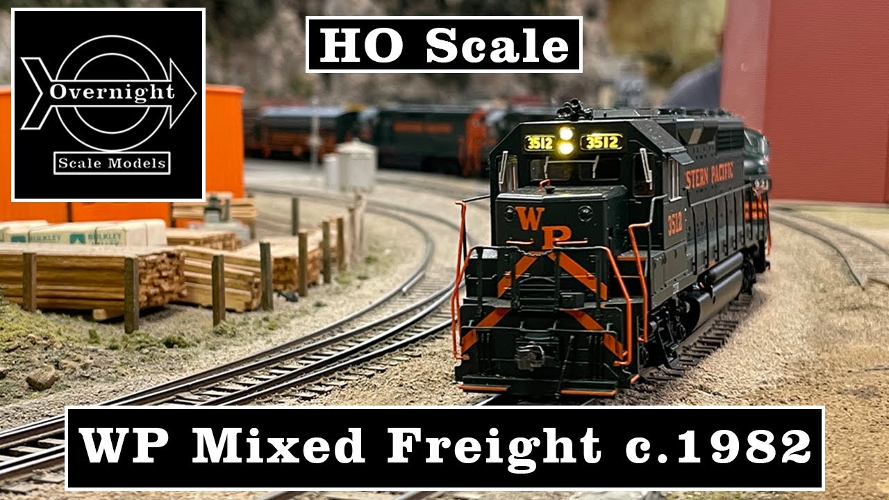 HO Scale Western Pacific Mixed Freight c.1982 - YouTube