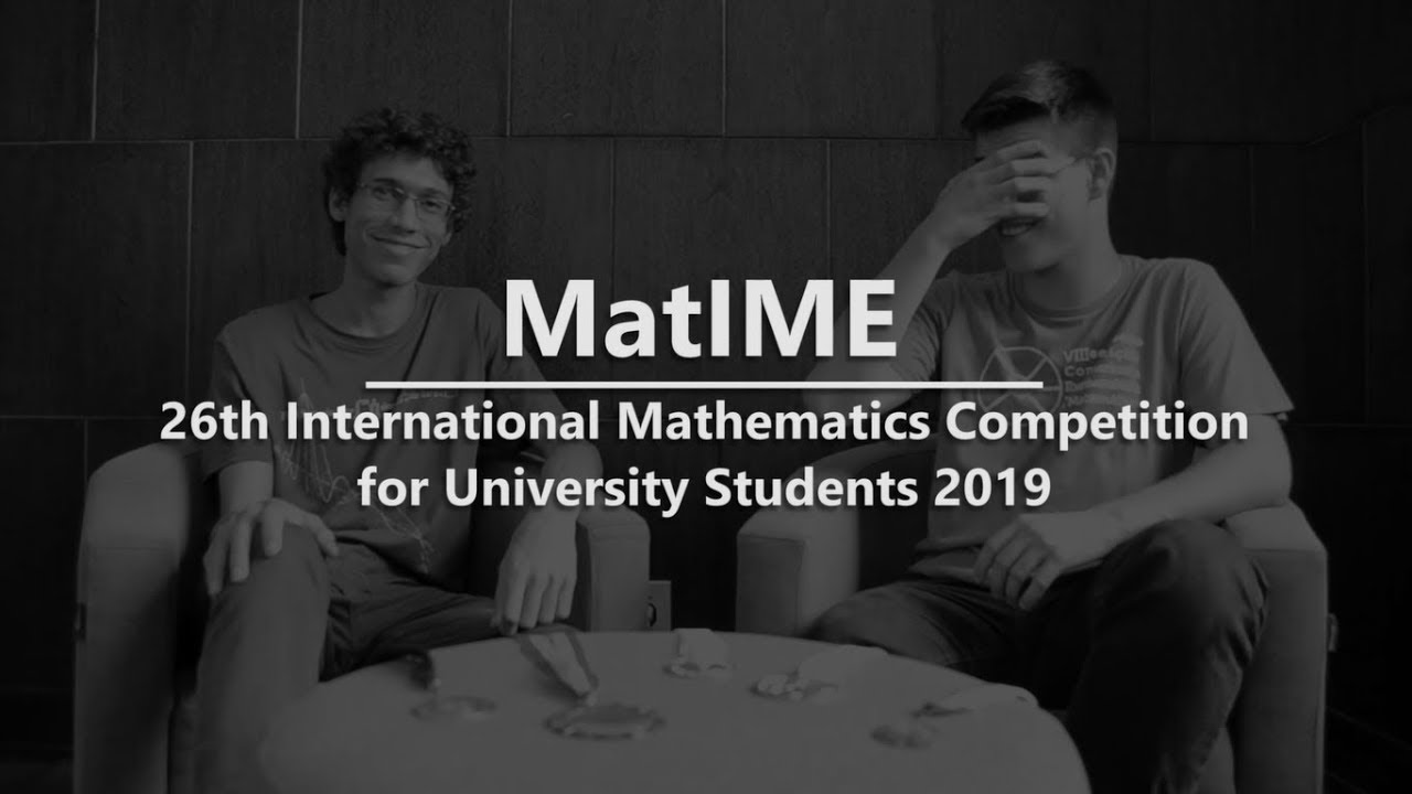 26th International Mathematics Competition for University Students 2019 ...
