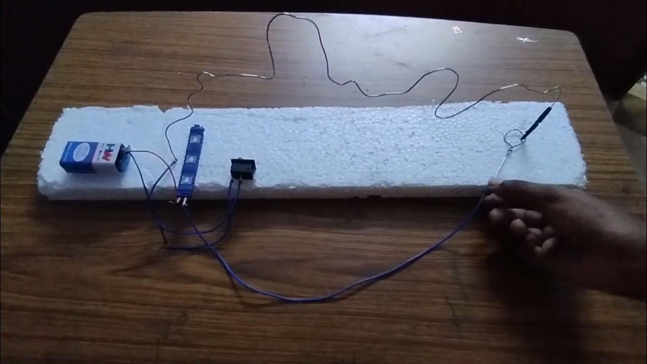 how to make buzz wire game - YouTube