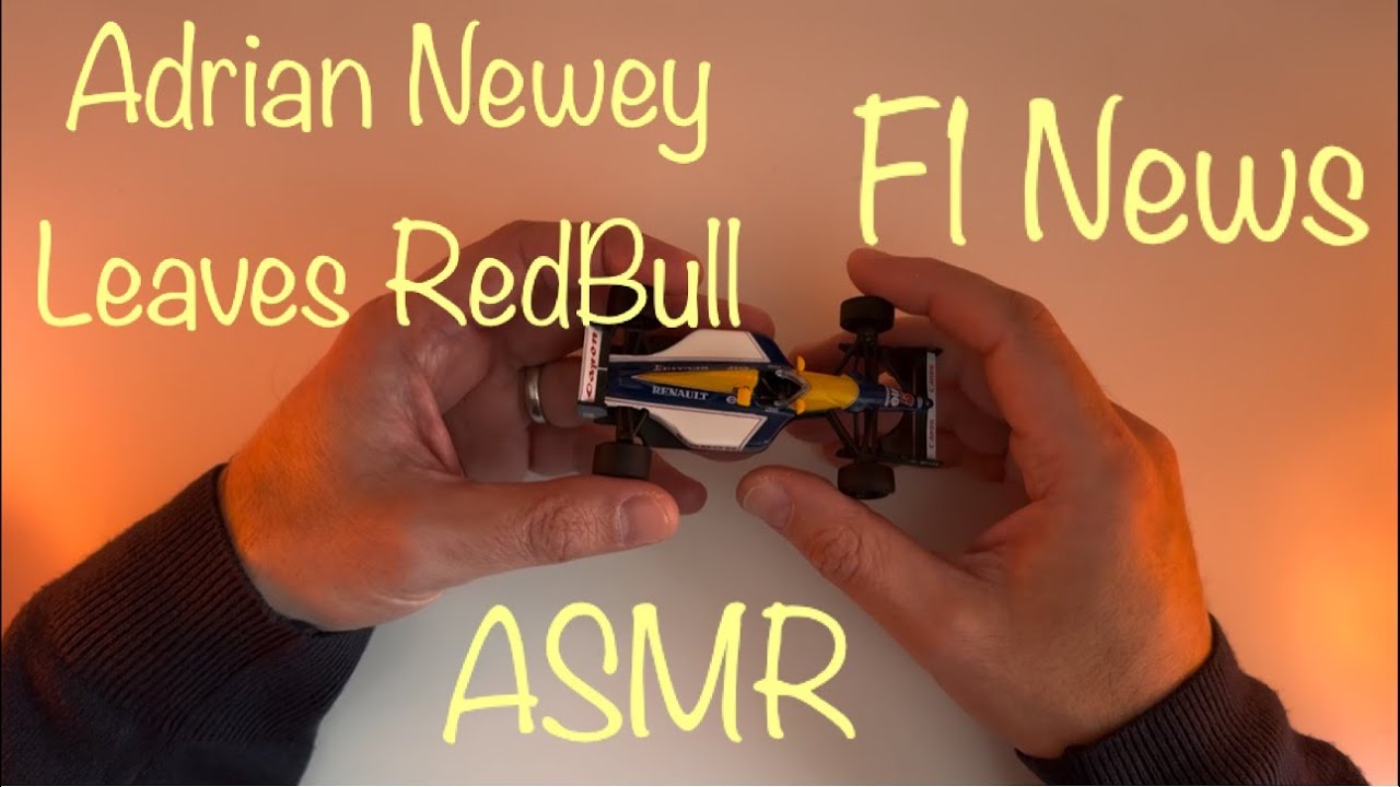 ASMR F1 News - Adrian Newey Leaves RedBull #f12024 #f1 #asmr - YouTube
