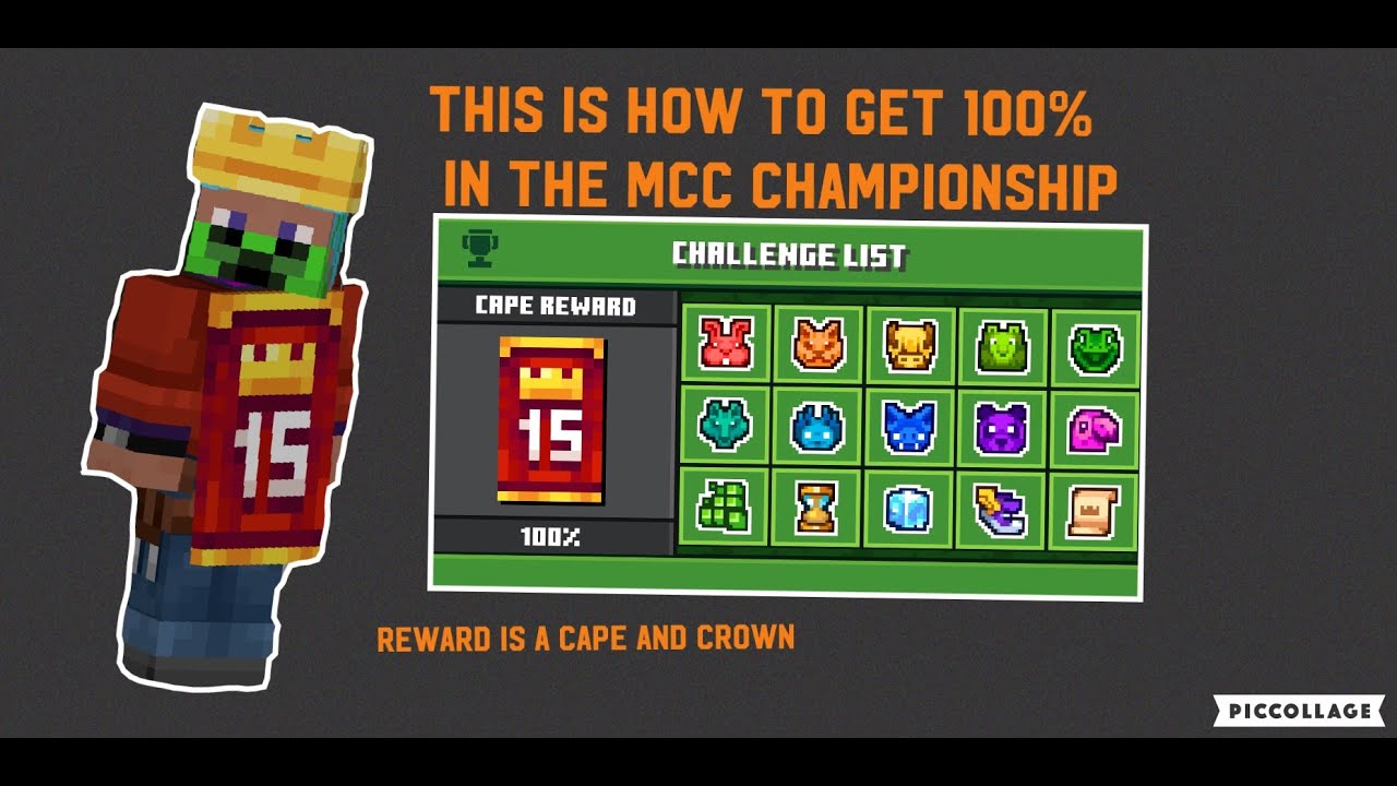 This is how to complete the mcc championship challenges - YouTube